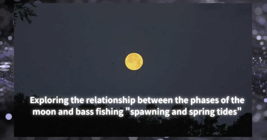 月の満ち欠けとバス釣り「スポーニングと大潮」の関係を探る | 釣りたいバス釣り日記 NEO Bass fishing diary you ...